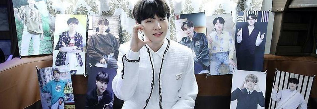 Hilo de las fotos de Suga de BTS, que se utilizaron en los mini banners ...